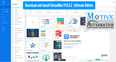 How to Install Edraw Max V10.5.2 Design Software - Motive Automation