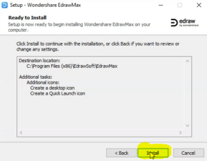 How to Install Edraw Max V10.5.2 Design Software - Motive Automation
