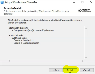 How to Install Edraw Max V10.5.2 Design Software - Motive Automation