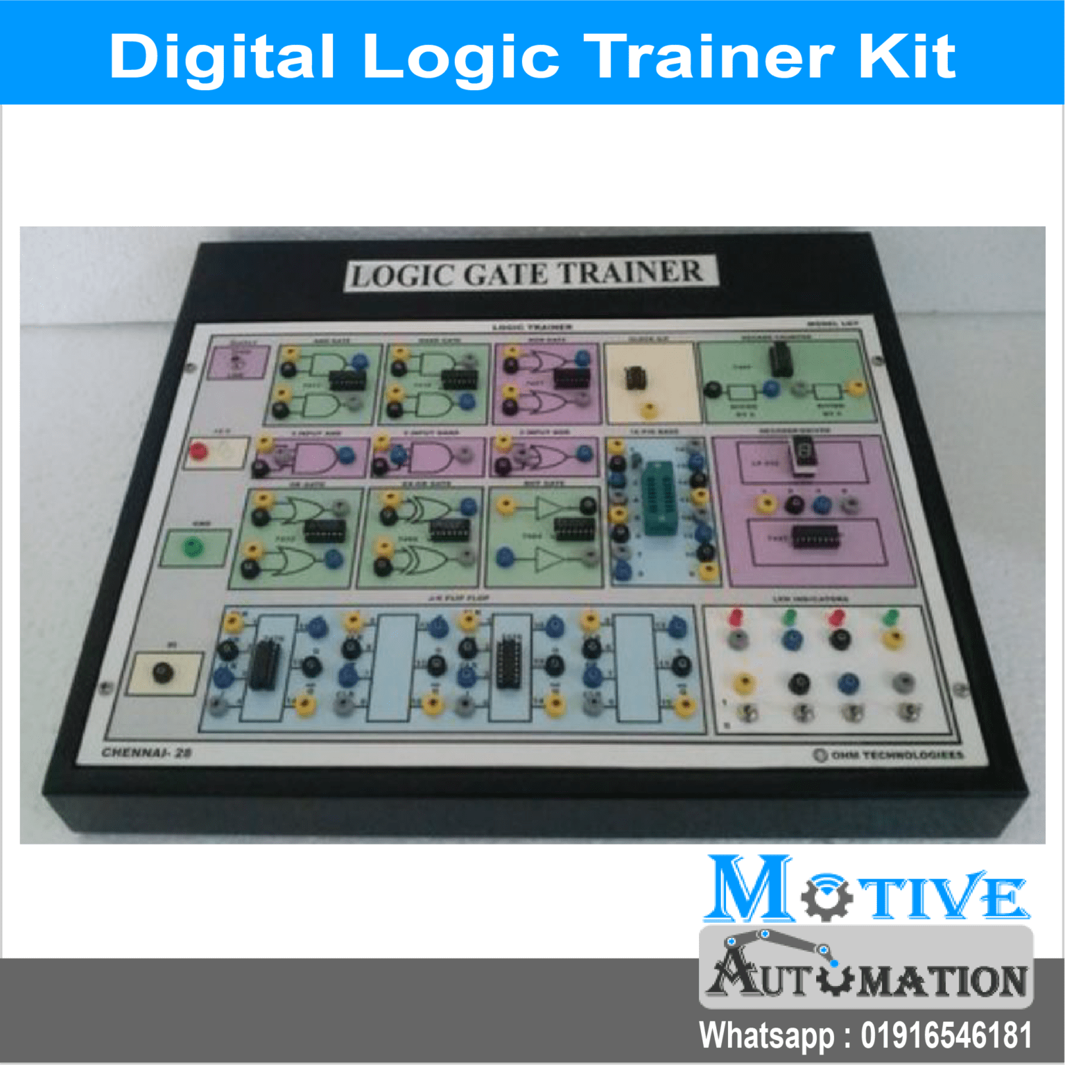 8086 Microprocessor Trainer Kit - Motive Automation