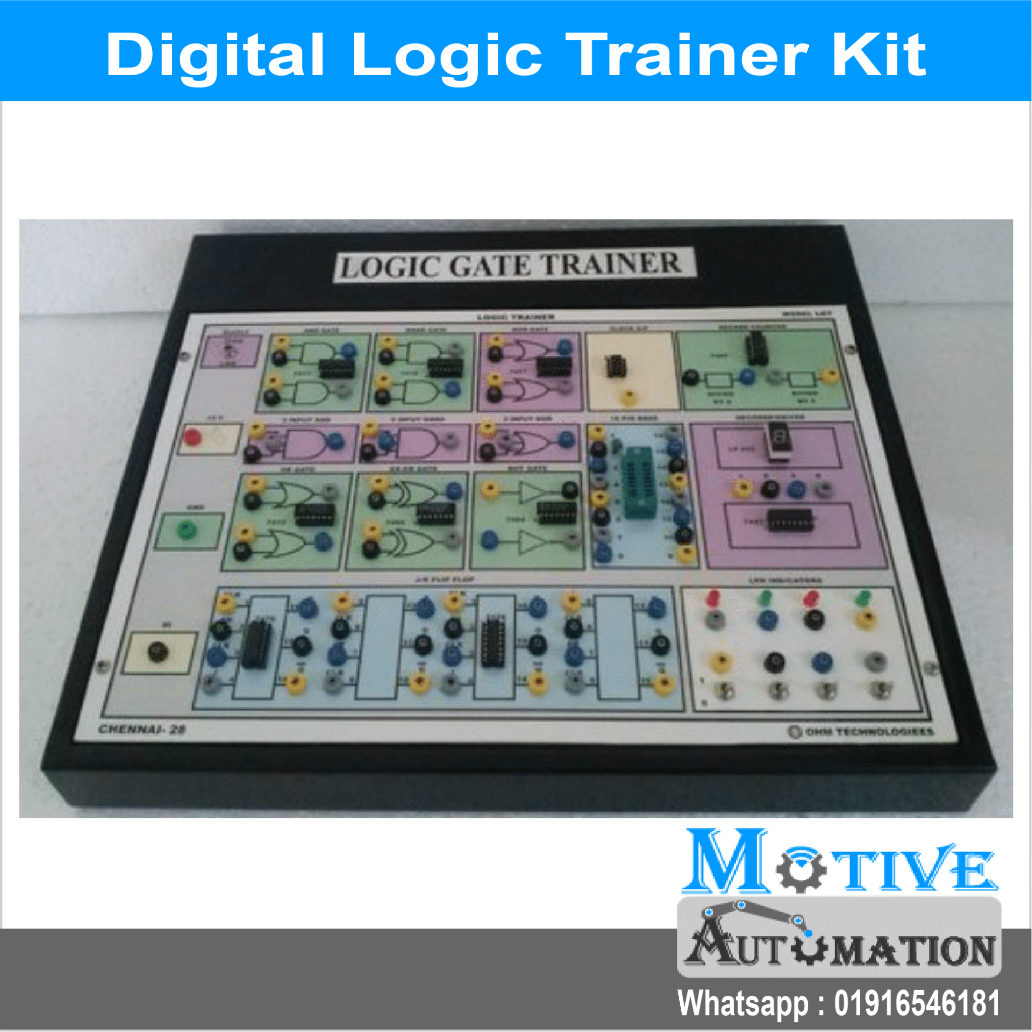 8086 Microprocessor Trainer Kit - Motive Automation