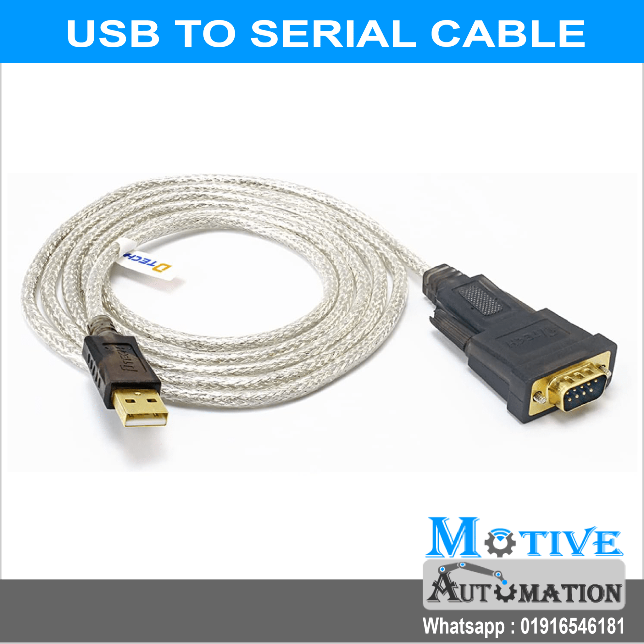 USB TO 9-PIN SERIAL PORT - Motive Automation