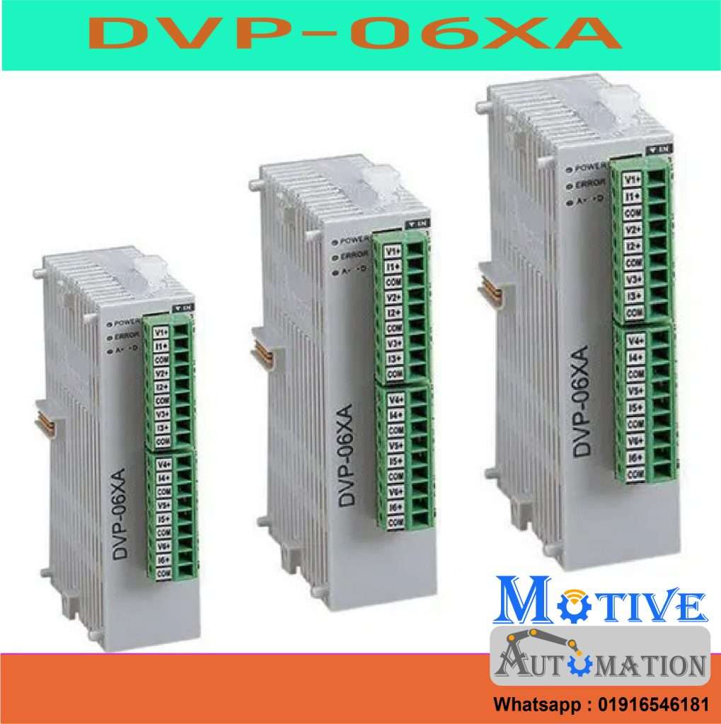 DVP-06XA-ANALOG EXTENSION MODULES - Motive Automation