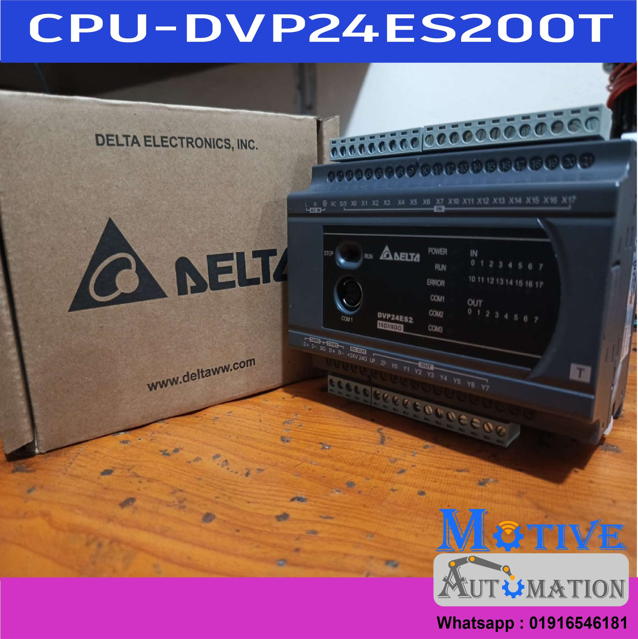 CPU-DVP24ES200T - Motive Automation