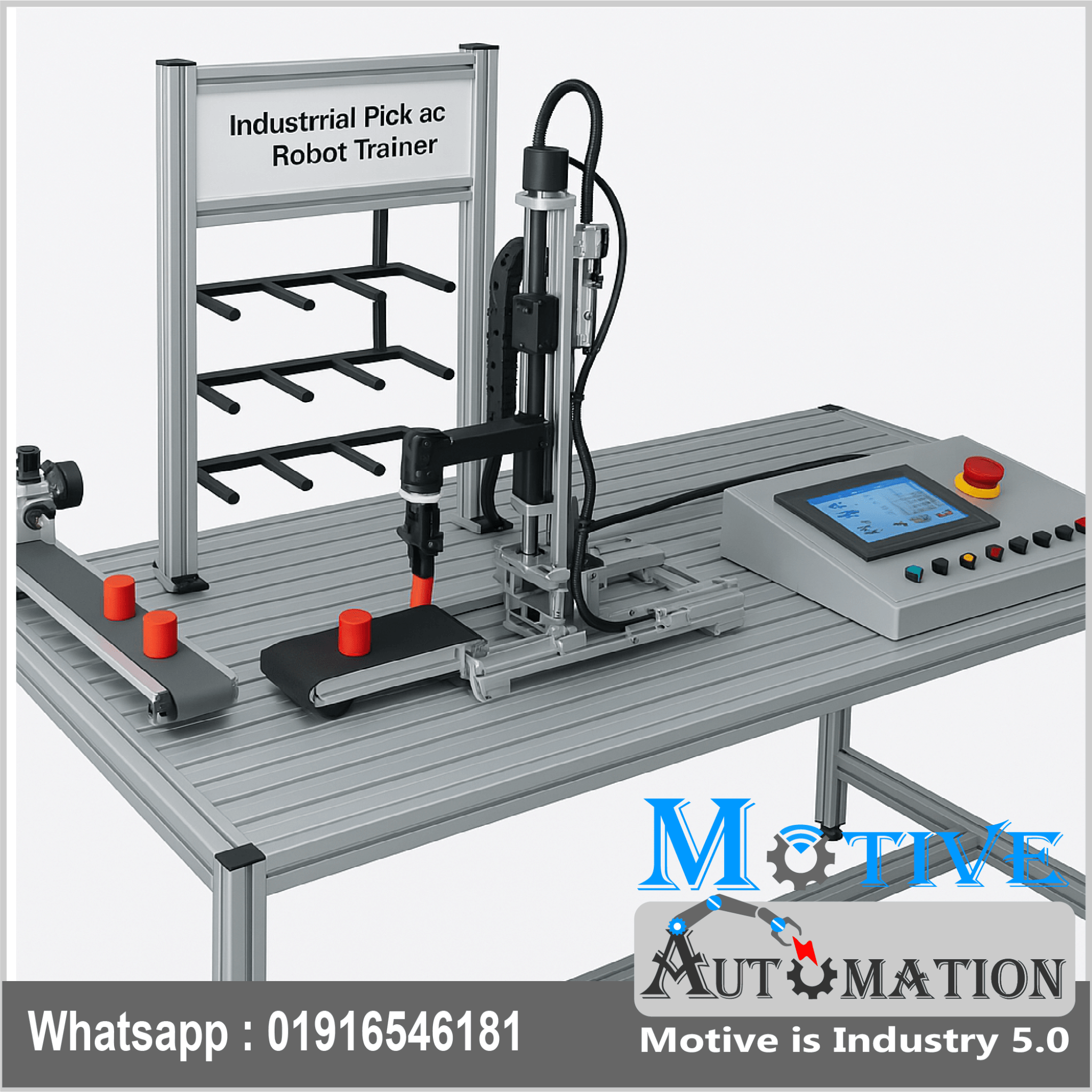 Industrial Pic & Place Robot Trainer - Motive Automation