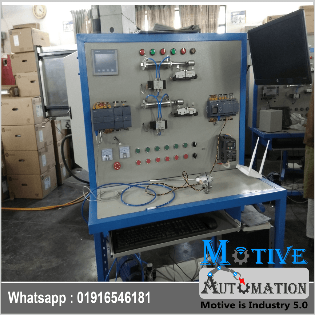 IoT-Based Advanced PLC-SCADA Trainer Board - Motive Automation