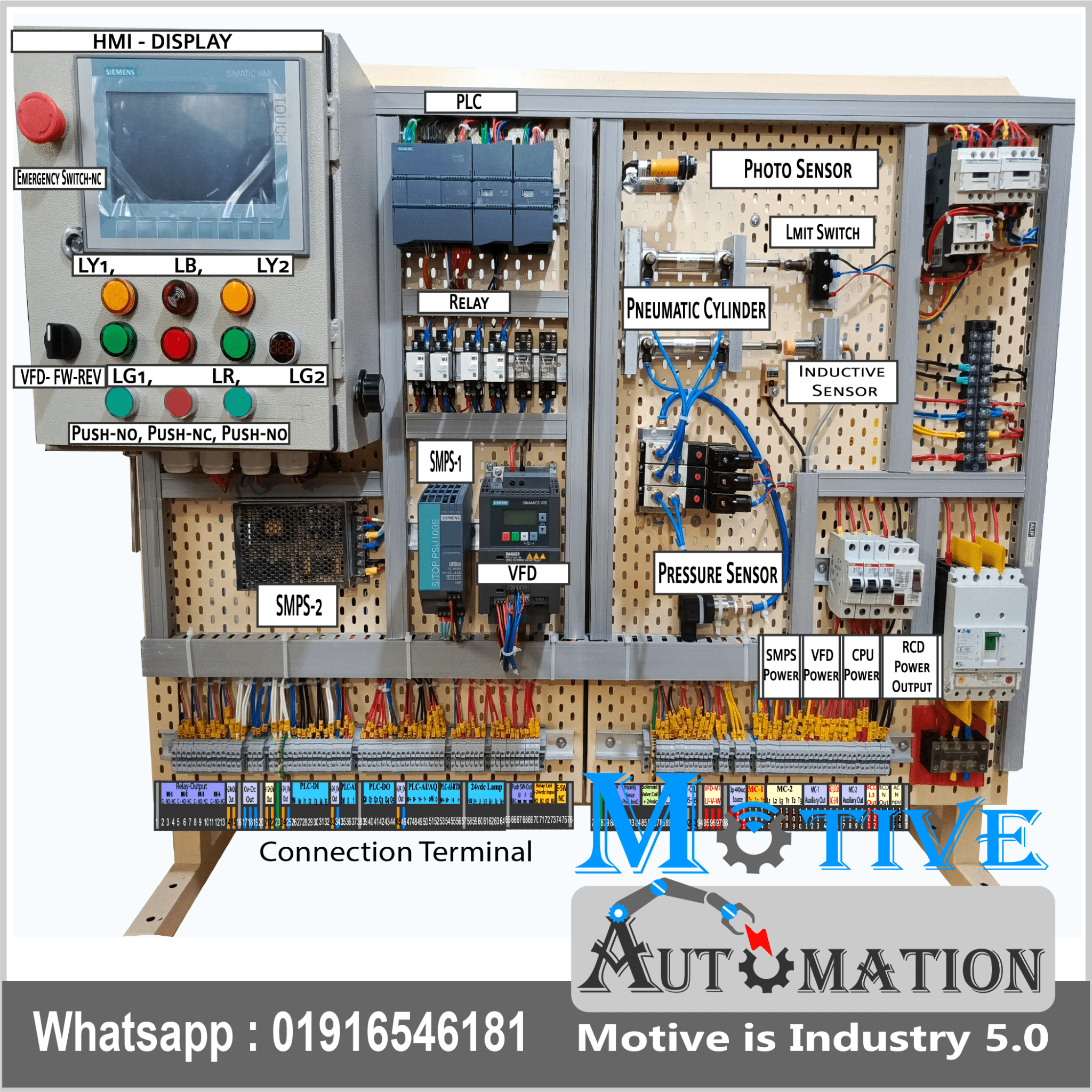 Training Kit Power, Automation & Robotics, IoT-EEE - Motive Automation